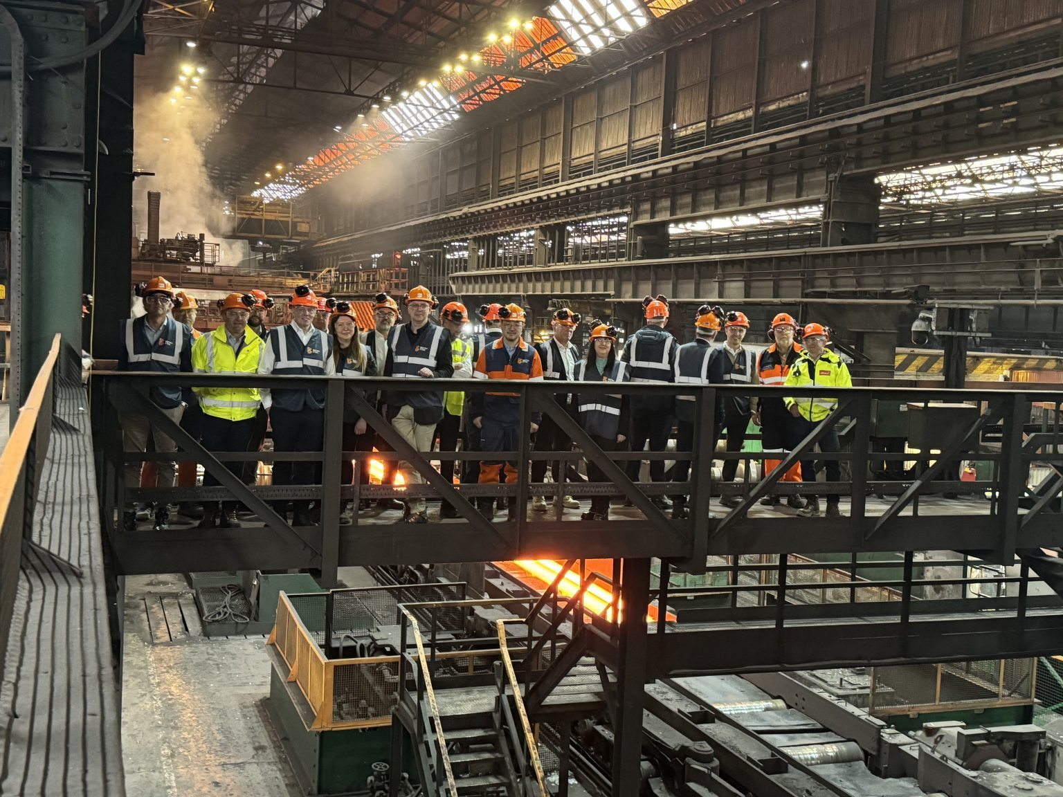 Teesside Beam Mill host NSCG delegation